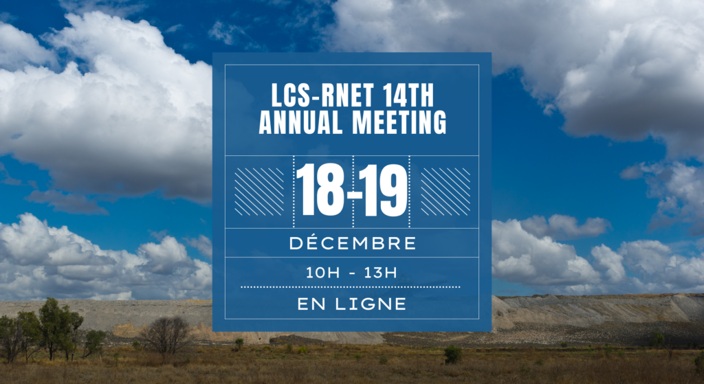 LCS-RNET Annual Meeting - DDP initiative